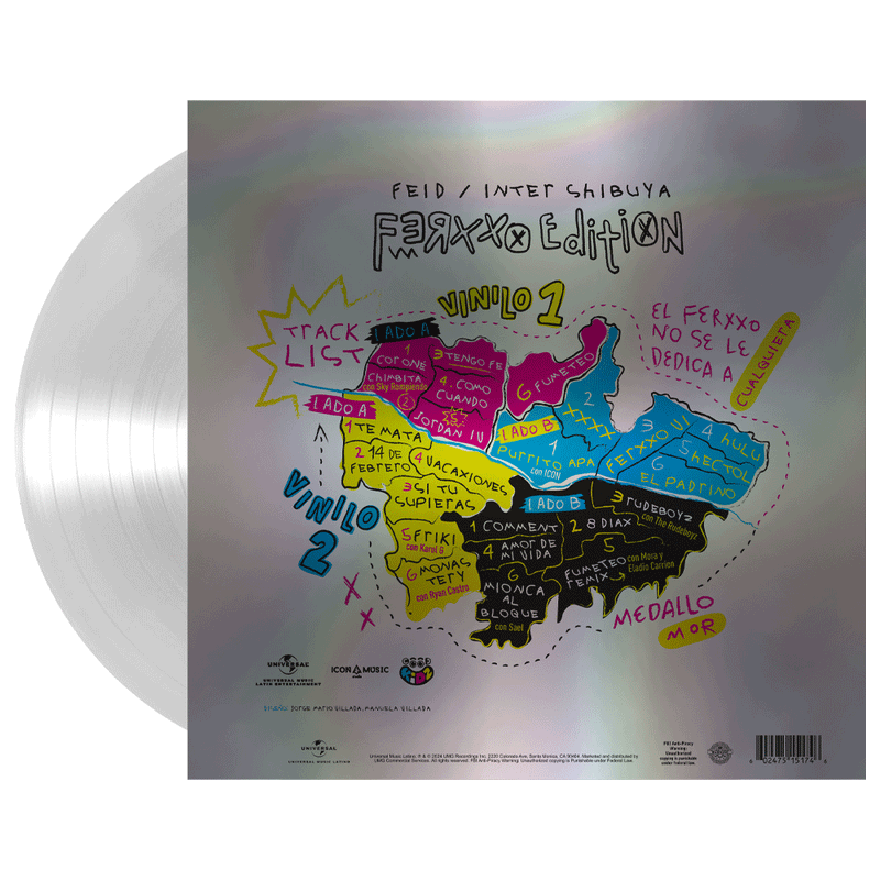 INTER SHIBUYA (FERXXO EDITION) HOLOGRAPHIC COVER 2LP VINYL - Feid ...